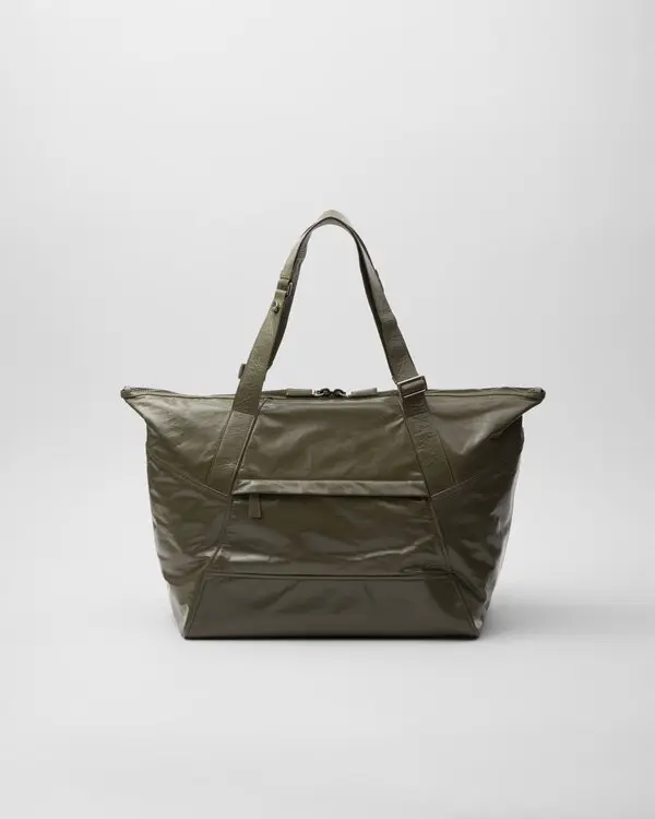 Prada Leather Travel Bag - Loden Green | Editorialist